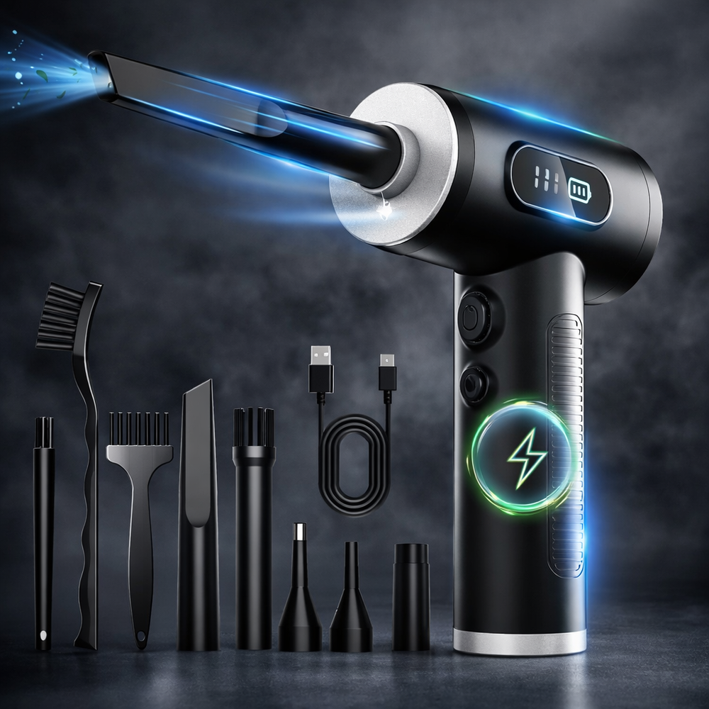Air Duster Electric Cordless Rechargeable High Power Cleaning Blower