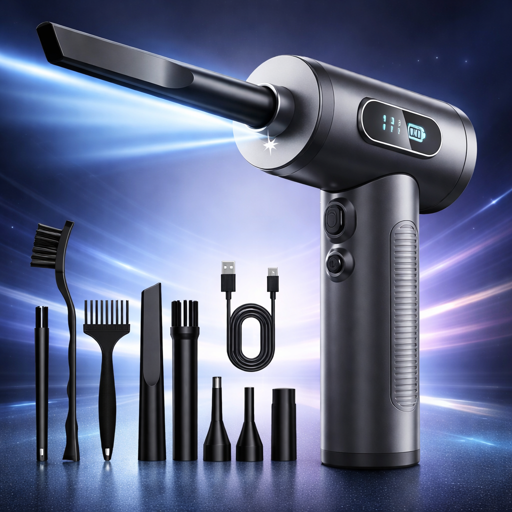 Air Duster Electric Cordless Rechargeable High Power Cleaning Blower