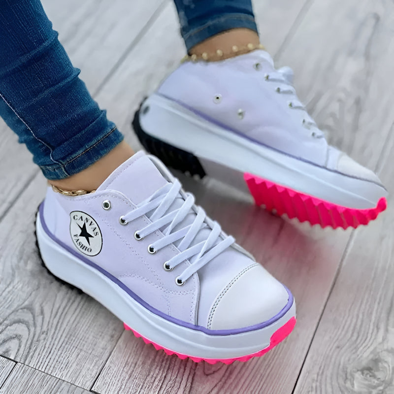 Women Platform Sneakers - Casual Shoes